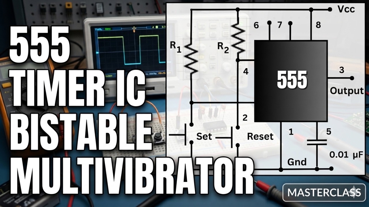 Understanding the 555 Timer Bistable Multivibrator: A Complete Guide!