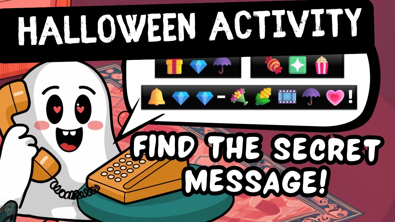 Halloween Emoji Code Breaker Game | Fun Class Activity for Kids! 👻