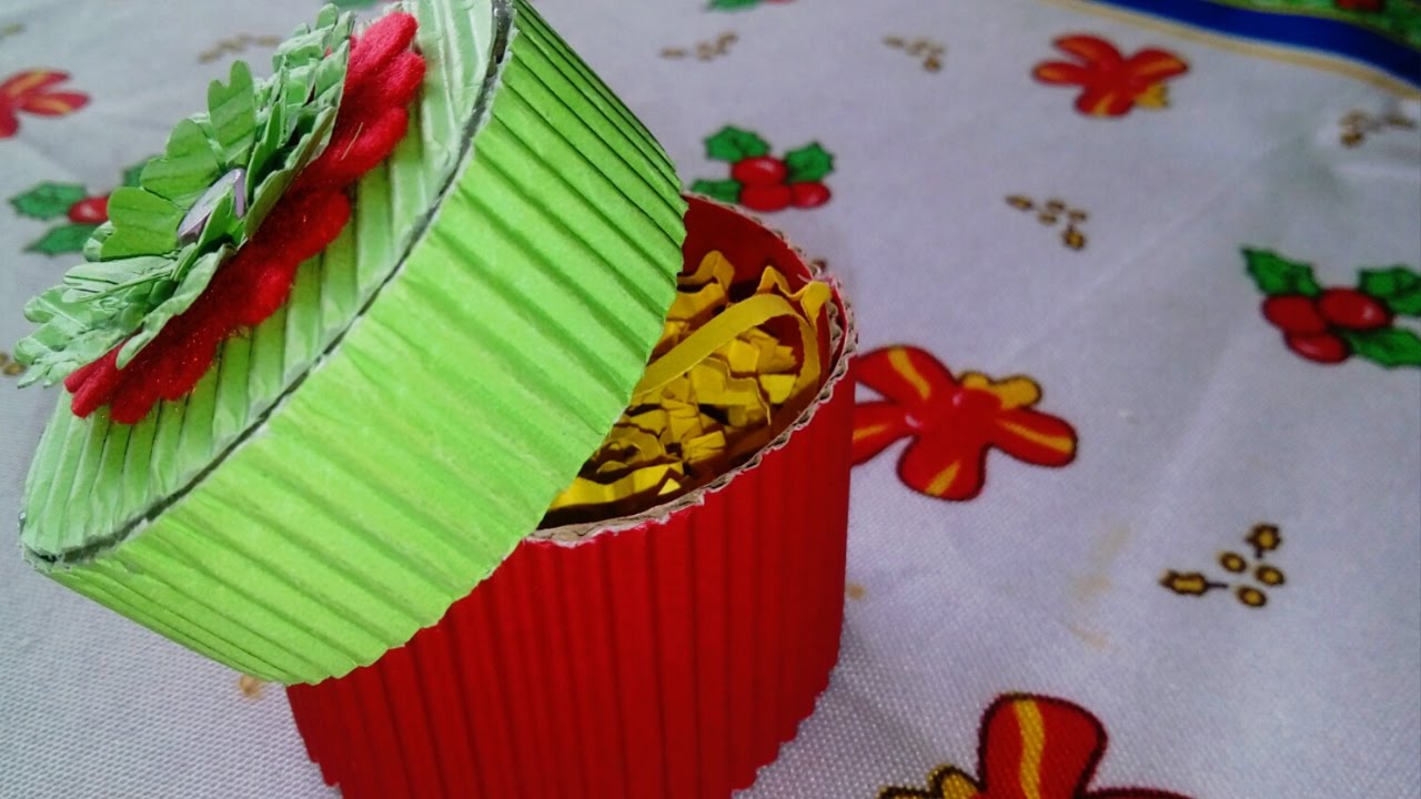 ✎ Cómo hacer una caja redonda MUY FÁCIL | Claudiodiytips