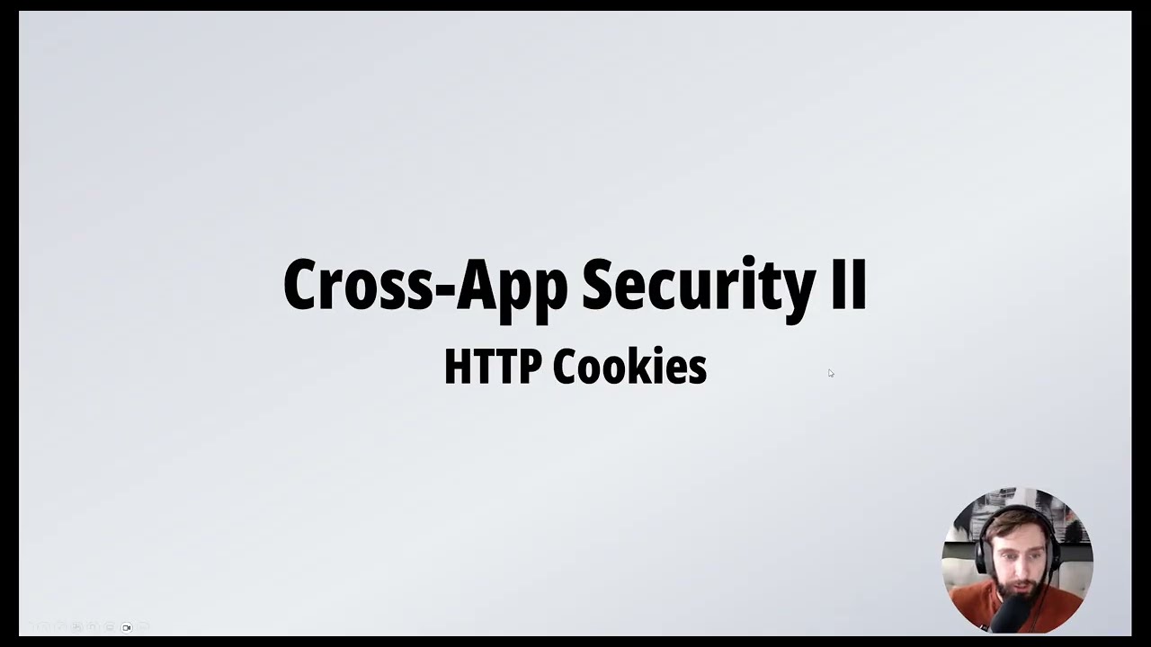 Cross-App Security: HTTP Cookies