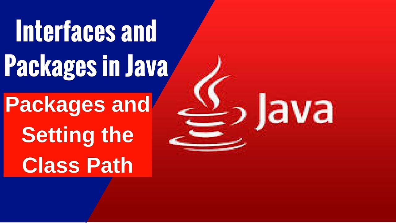 Interfaces and Packages in Java - Packages and Setting the Class Path