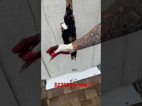 Older people got scammed on roof repair! #terrible roofers #shorts