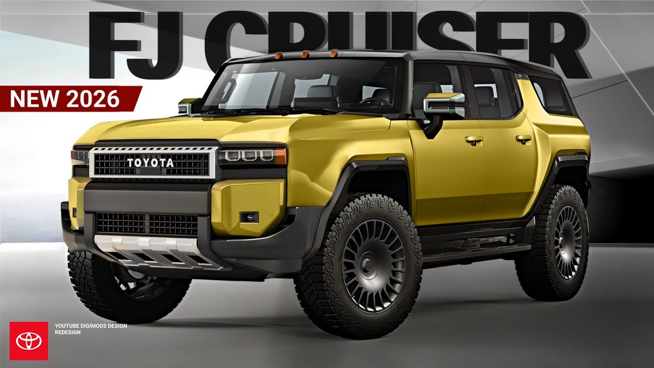 2026 Toyota FJ Cruiser Takes a Digital Swing at the Jeep Wrangler ...
