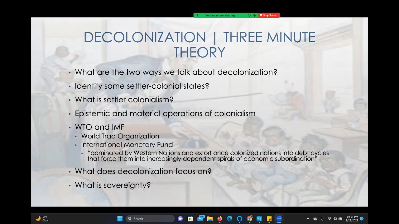 Decolonization | Three Minute Theory Lecture