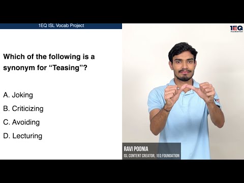Teasing | 1EQ ISL Vocab