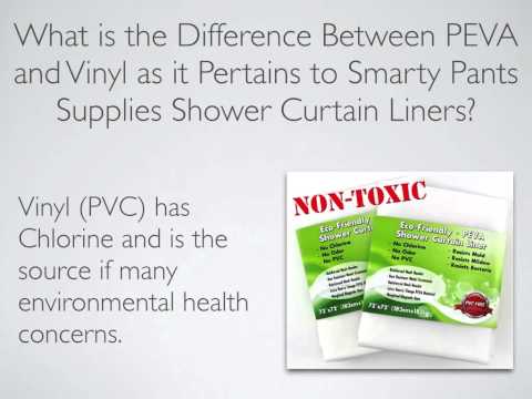 What is the difference between PEVA and vinyl as it pertains to Curtain Liners