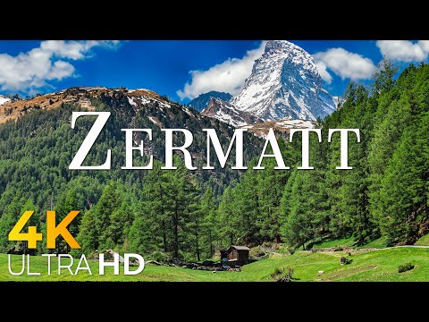 Zermatt 4K - Scenic Relaxation Film With Calming Music - 4K Video Ultra HD