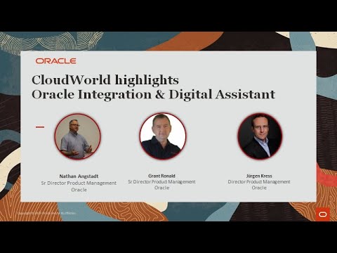 CloudWorld Highligts OIC ODA – Partner Community Webcast September 2023