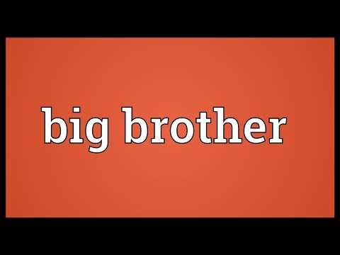 Big brother Meaning