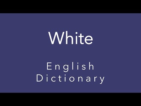 White (English Dictionary)