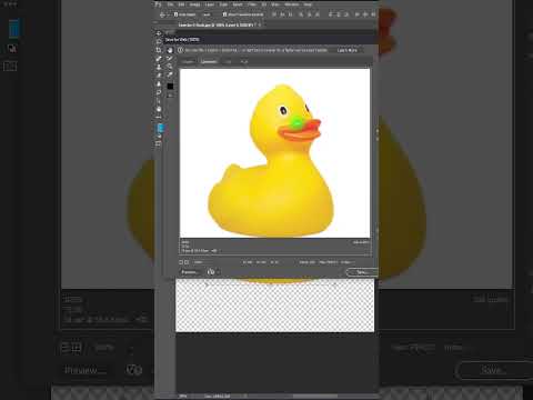 How to export an object without background in Photoshop
