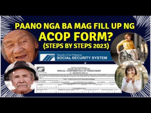 PAANO NGA BA MAG FILL UP NG SSS ACOP FORM? || UPDATED STEPS YEAR 2023 || BRYLLEZ CHANNEL