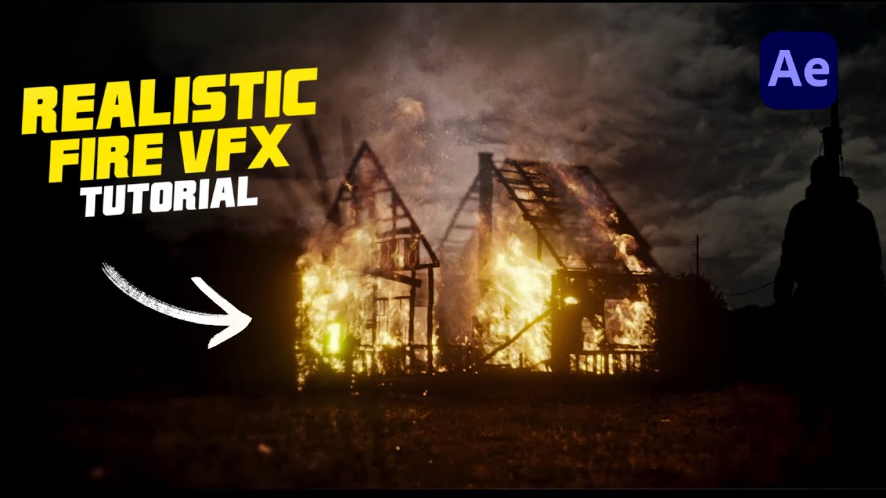 After Effects Fire VFX Tutorial –  Realistic Fire Effect ANY Object