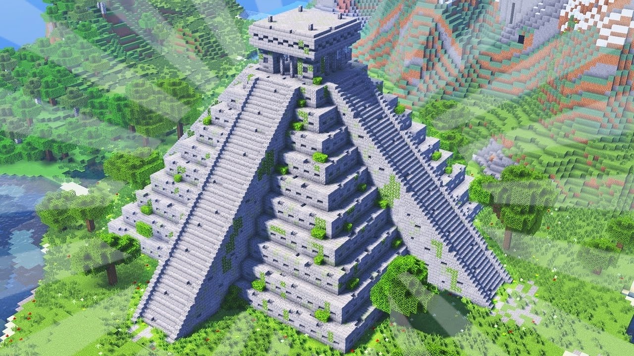 How To Build a MAYA TEMPLE in Minecraft (CREATIVE BUILDING)