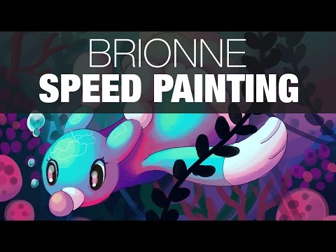 Pokemon Brionne - Speed painting