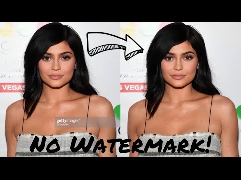 How to REMOVE Getty Images Watermark on iPhone for free!