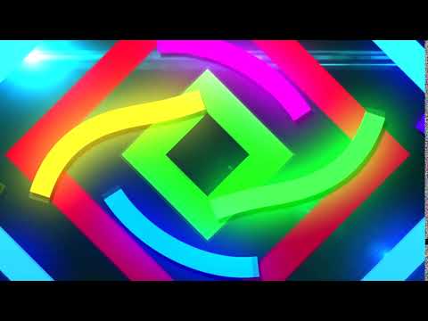 Free Rainbow 2D Intro Template No Text | By Pelef A