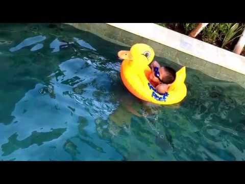 Aliya Rafi Liburan di Villa Uppala Umalas Bali Indonesia