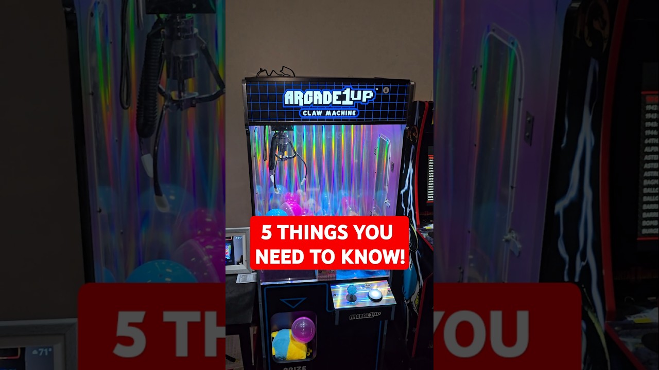 5 Things You NEED To Know About The Arcade1UP Claw Machine