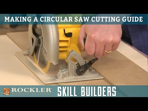 Make a Simple Circular Saw Cutting Guide | Rockler Skill Builders