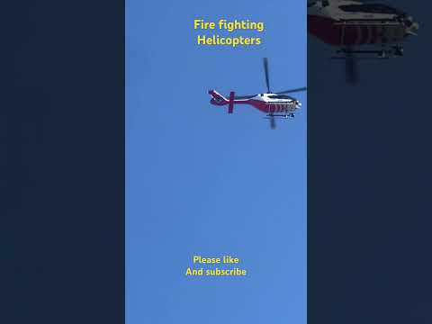 Full fleet of fire fighting Helicopters out in Victoria. #viral #shorts #helicopter