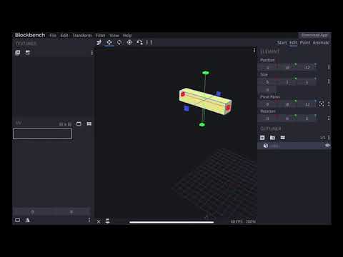 Minecraft blockbench tutorial (t rex head)