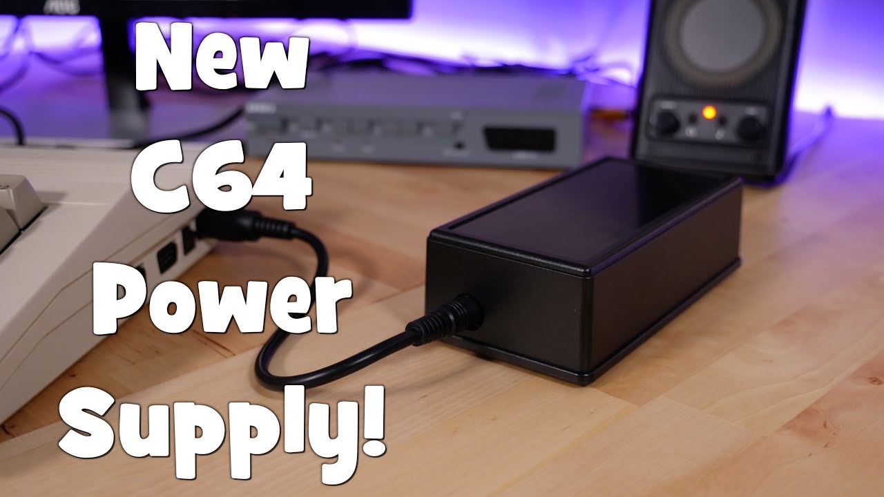 New Commodore 64 power supply by Retro Game Supply!