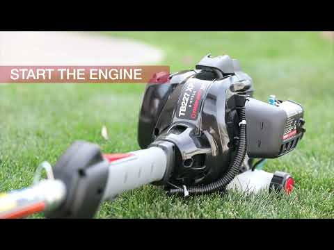 How To Start Your Troy-Bilt 2-Cycle Trimmer
