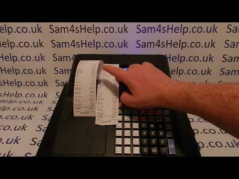 How To Use X1 X Mode Financial Sales Reports Sam4S ER-260BEJ / ER-265EJ Cash Registers