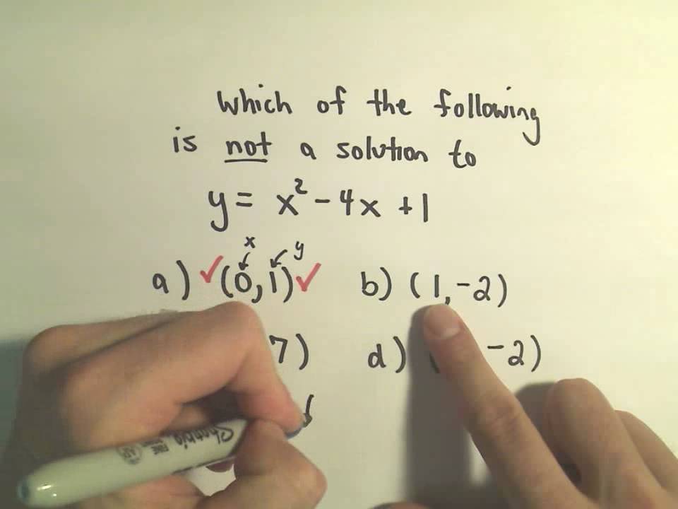 Graphing Equations by Plotting Points - Example 3