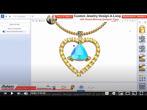 LIVE Custom Jewelry Design-A-Long - Award-winning Designer Tracy of Masterpiece Jewelers