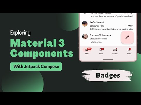 Badge | Exploring Material Design 3 Components | Jetpack Compose | Android | Kotlin