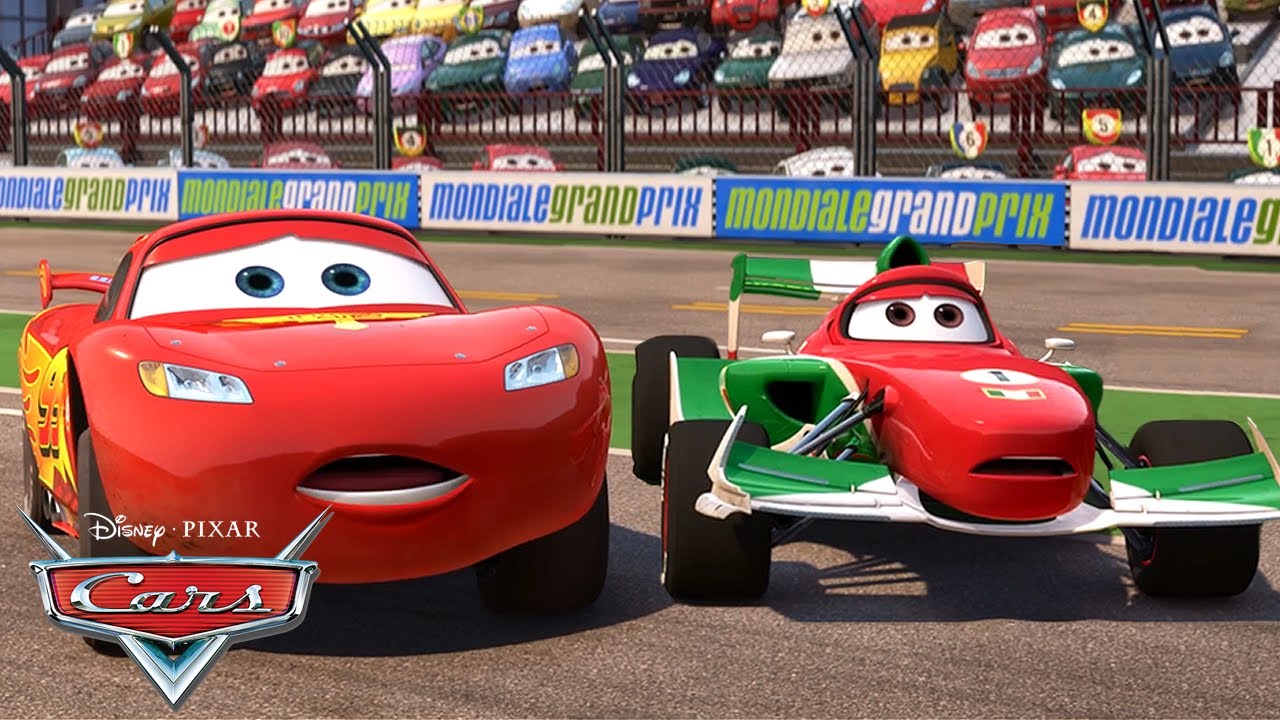 Lightning McQueen and Francesco Race in Italy | Pixar Cars | @disneyjr