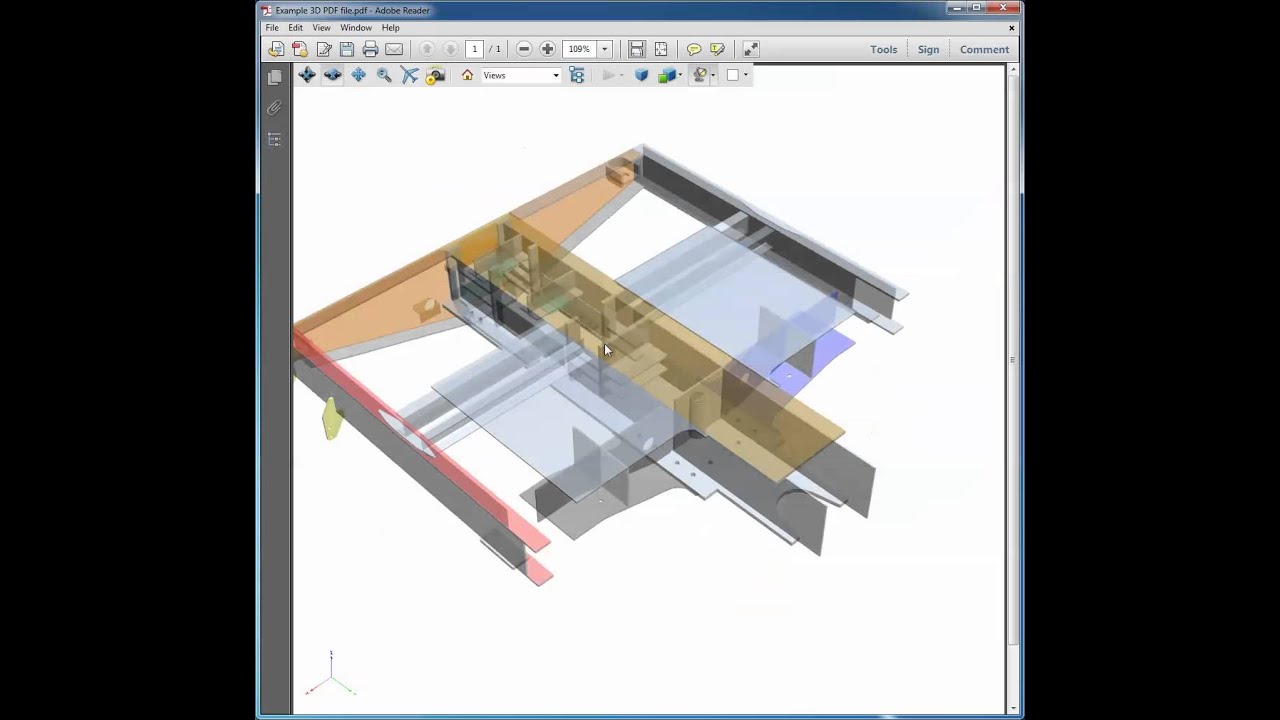 Working with 3D PDF files