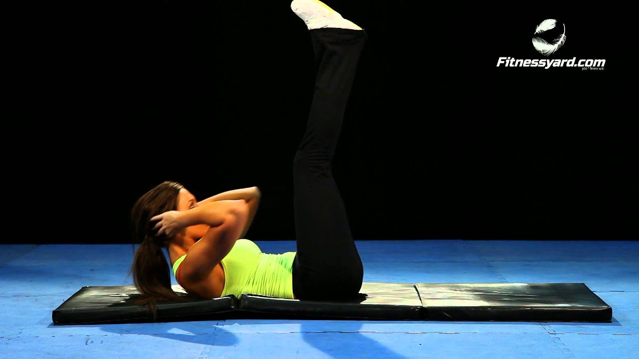 Abdominal Exercises - Vertical Leg Crunch