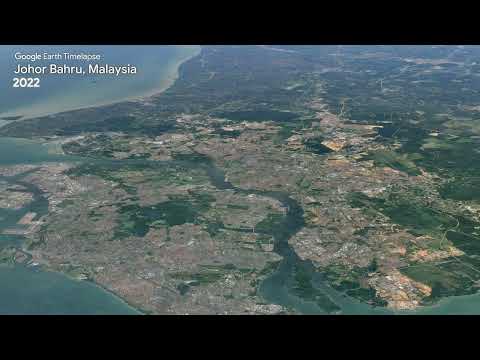 Johor Bahru, Malaysia - Earth Timelapse