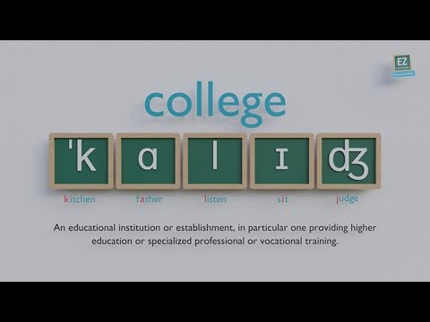 How to pronounce college ?