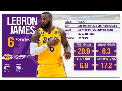 "Evolution of LeBron James' Statistics: From 2003 to 2023"