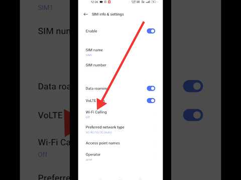 Realme Phone Me Wifi Calling Ko Kaise On Kare #shorts #youtubeshorts #mobile