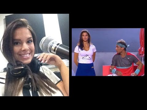 Rafael Nadal and the Most Beautiful Ball Girl in the World • Rio Open 2014