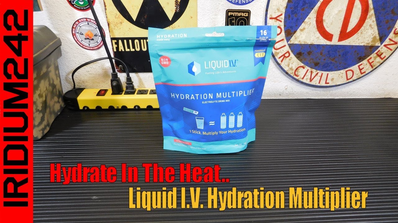 Keep Hydrated:  Liquid I V  Hydration Multiplier!