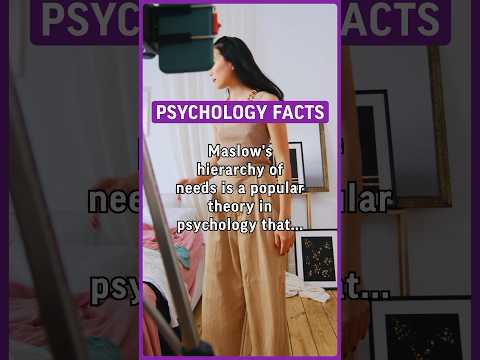 Maslow's hierarchy of needs is a popular theory in psychology that proposes that… #psychology