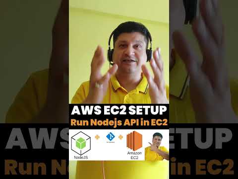 Create Nodejs API Project & Deploy in AWS EC2 Instance | #awsec2 #nodejstutorial