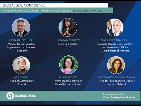 Global Deal Conference - Session 1: Fair pay and decent working conditions