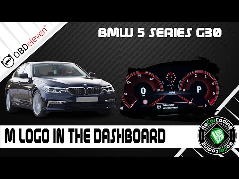 How to Add M Performance Logo to Your Digital Instrument Cluster BMW SERIES 5 G30 | OBDEleven Coding