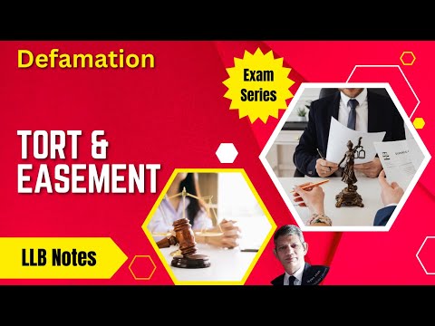 LLB Lecture Notes Defamation in Tort Urdu | Hindi #lawexamguide #llb