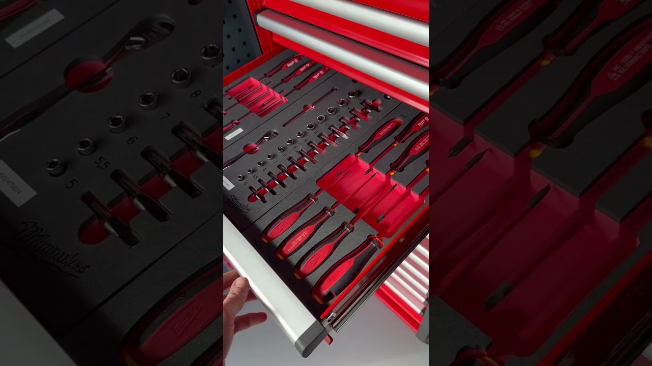 Milwaukee tool chest is exactly what I need! #electrician #tools