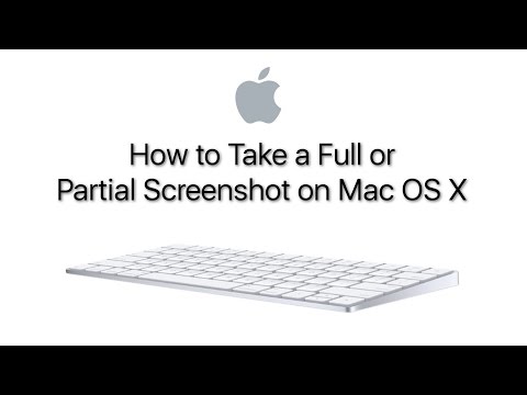 How to take a full or partial screenshot on Mac OS X