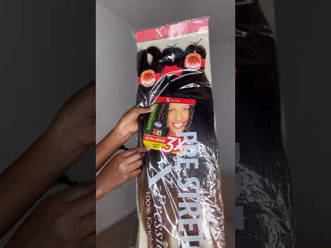 28” pack of hair is longer than 52” - here’s why #shorts #braids #braidinghair #braidsstyles