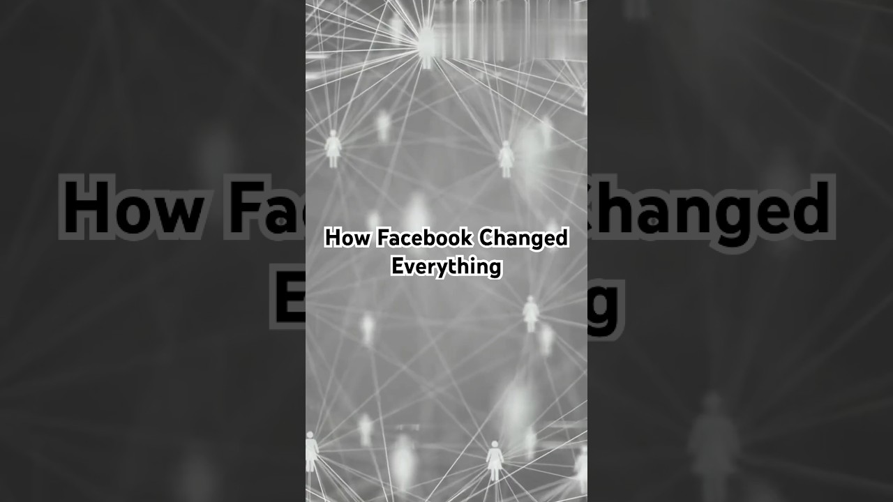 How Facebook Changed Everything! #realstudiofilms